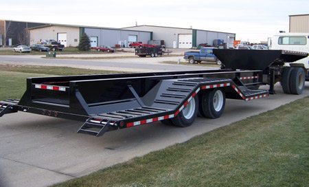 60,000 lb. Semi-style Drive-over Sprayer Trailers - Behnke Enterprises