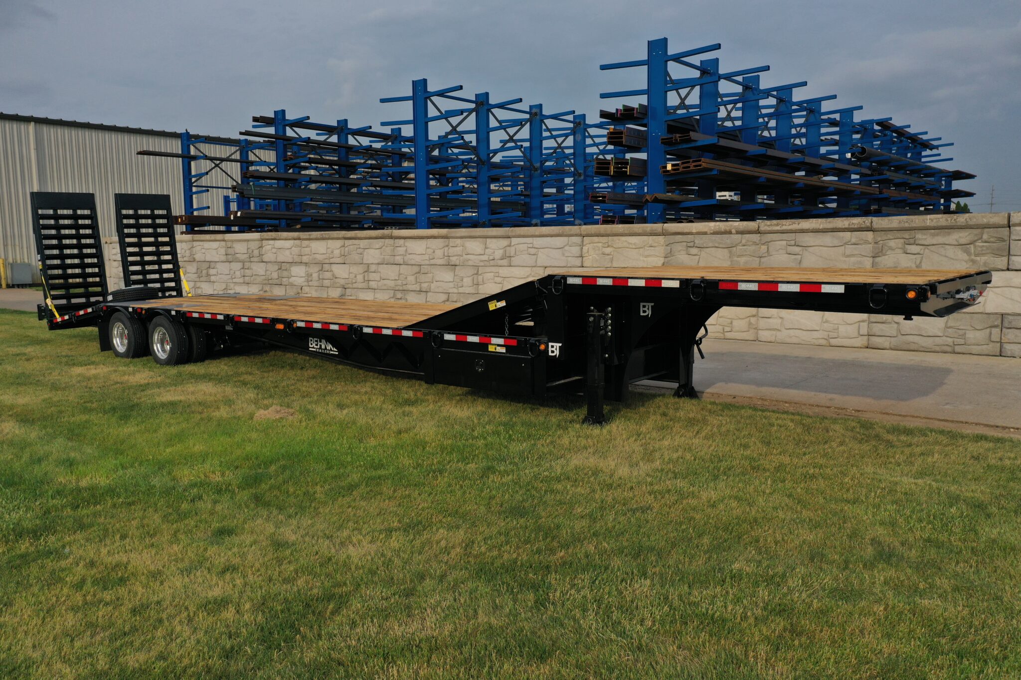 Deckovers; Behnke trailers manufactured with decks over the wheels
