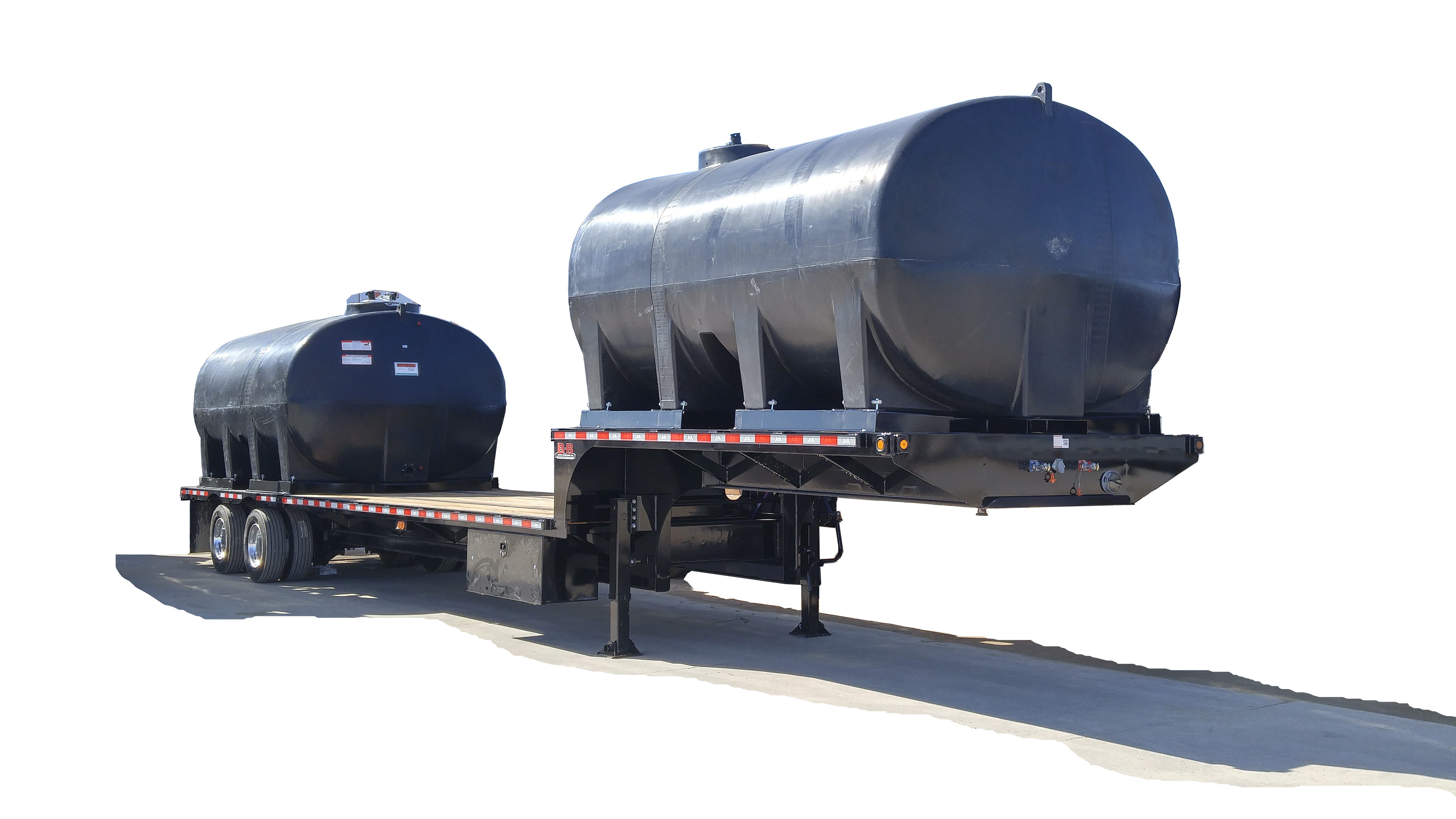 Semi-style Liquid Tank Transport Trailers - Behnke Enterprises